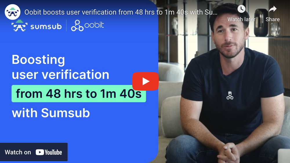 Boosting User Verification with Sumsub | Oobit